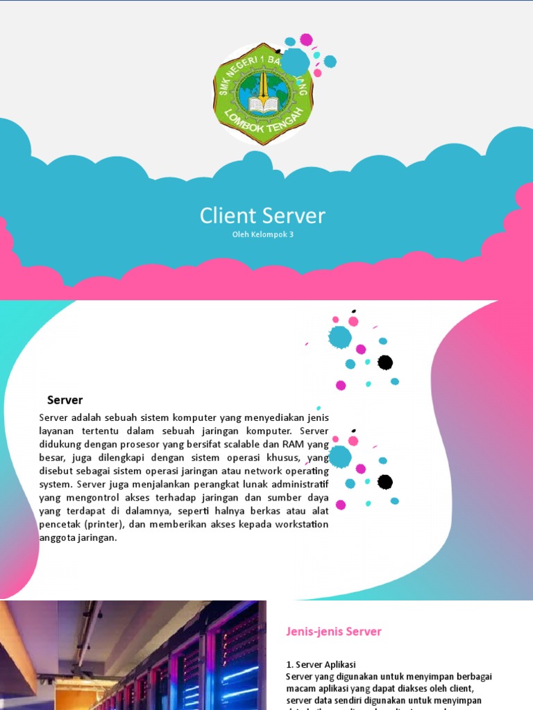 Client Server: Oleh Kelompok 3 | PDF