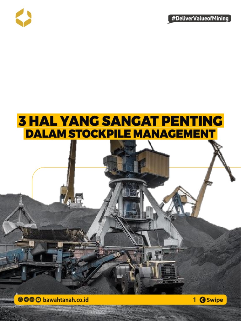 Manajemen Stockpile Batubara | PDF