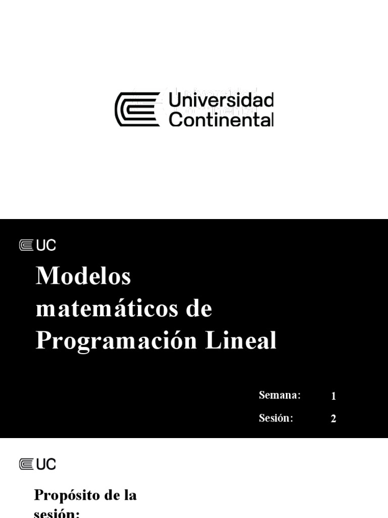 02 Modelos Matemáticos de Programación Lineal | PDF | Programación lineal