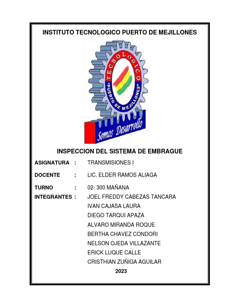 1 Caratula Tra Itpm | PDF