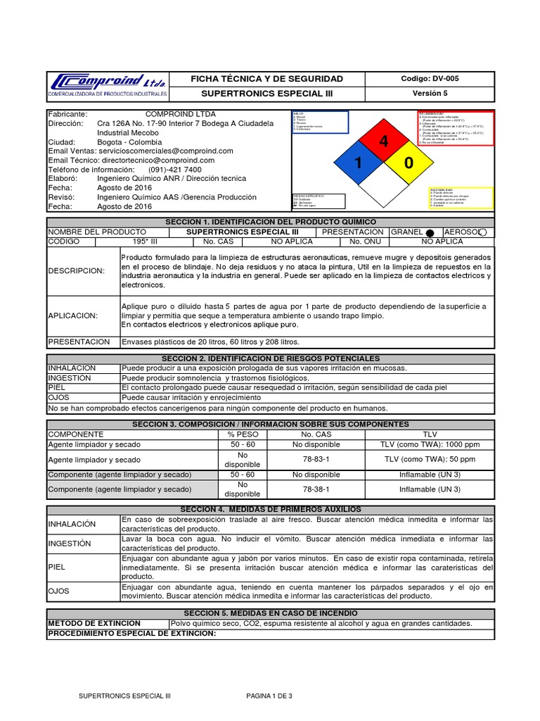 FTS Supertronics | PDF | Agua | Residuos