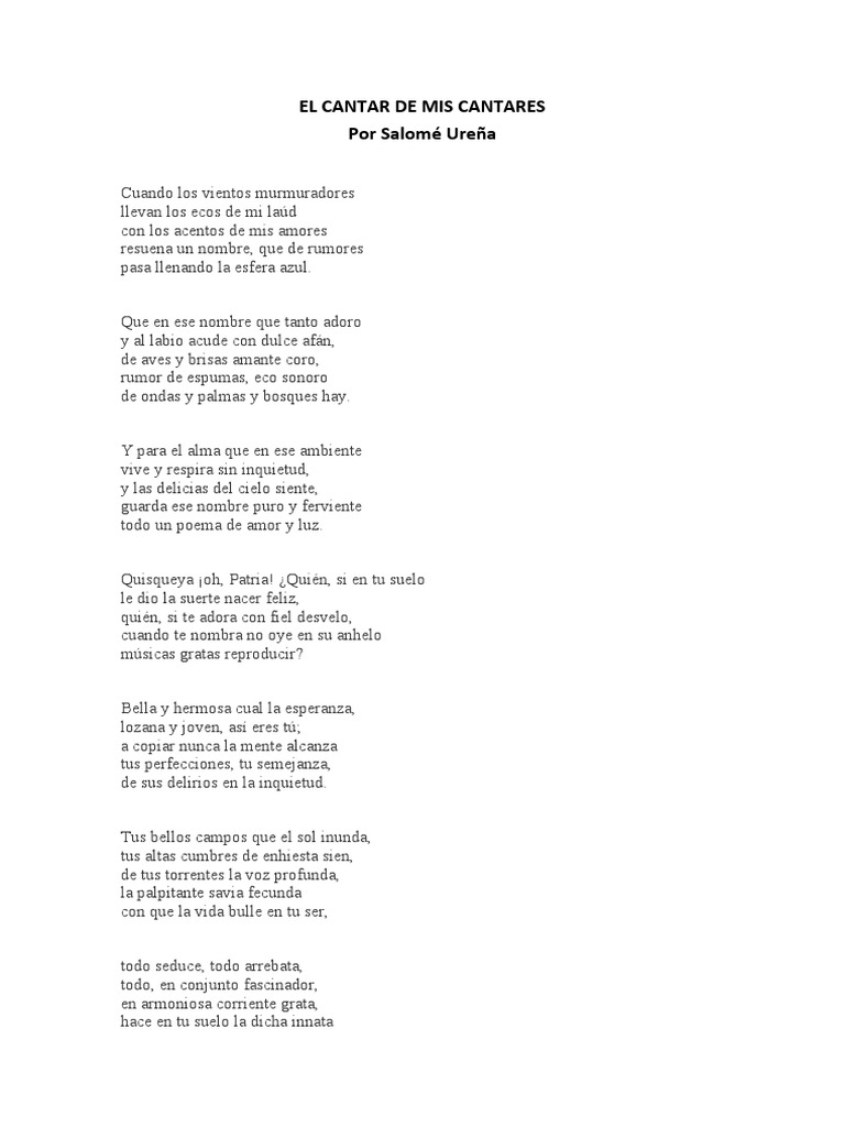 Salomé Ureña | PDF