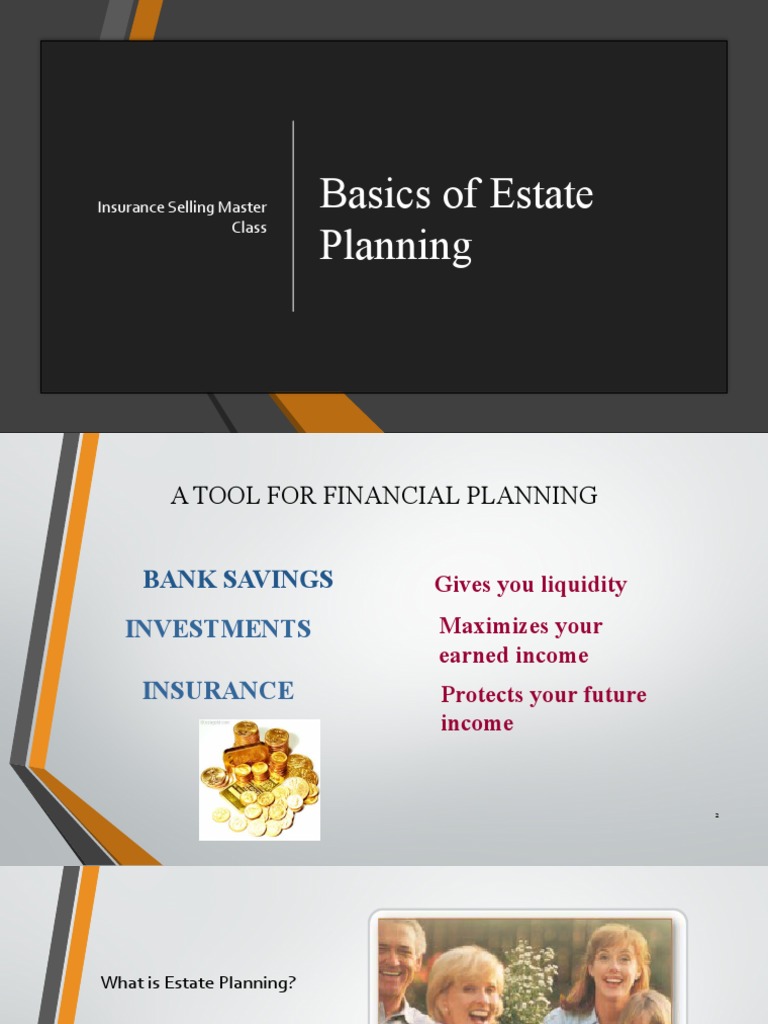 Basics of Estate Planning | PDF | Estate Planning | Market Liquidity