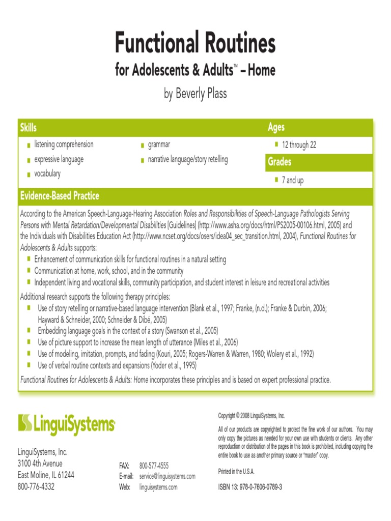 Functional Routines Home | Download Free PDF | Lunch | Cognition