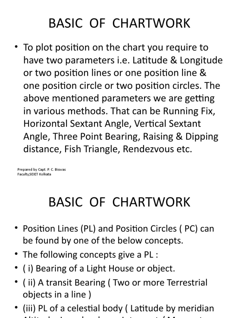 Basic of Chartwork | Download Free PDF | Navigation | Elementary Geometry