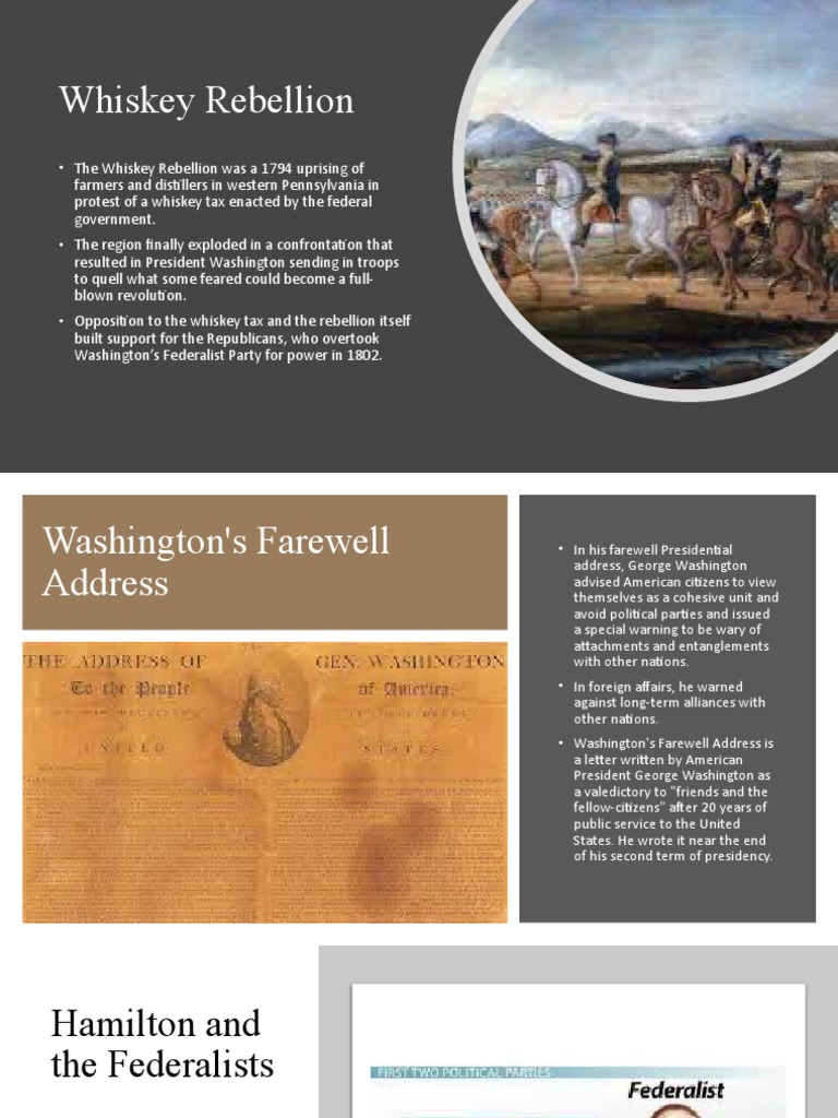 Whiskey Rebellion | PDF | Federalist Party | Politics Of The United States