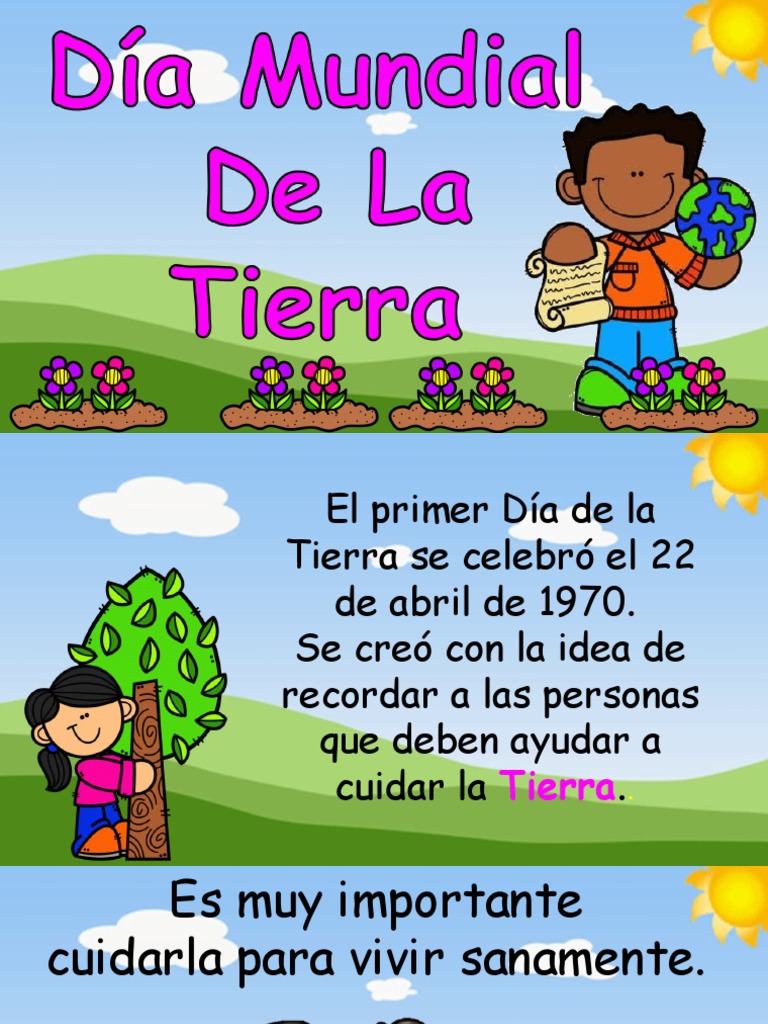 Powerpoint Editable Del Día de La Tierra | PDF | Ciencia y matemáticas ...