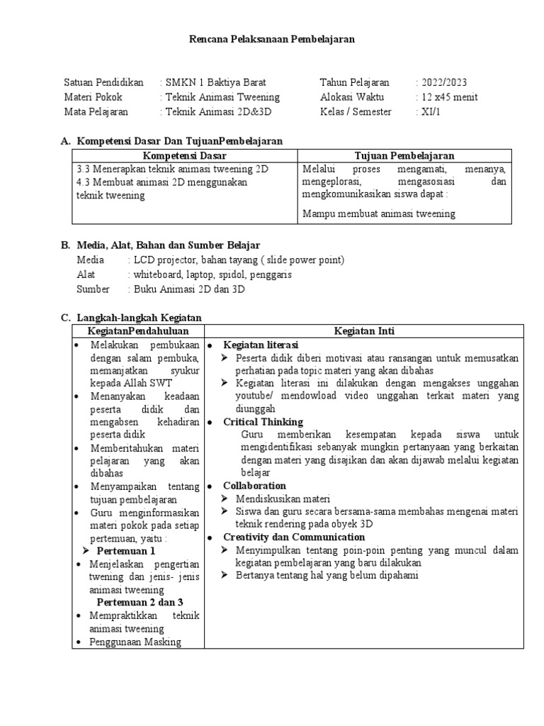 33 Tweening Pdf Komputer 