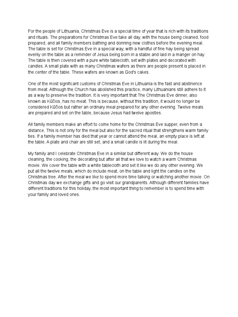 Anglu Monologas Apie Kaledas | PDF