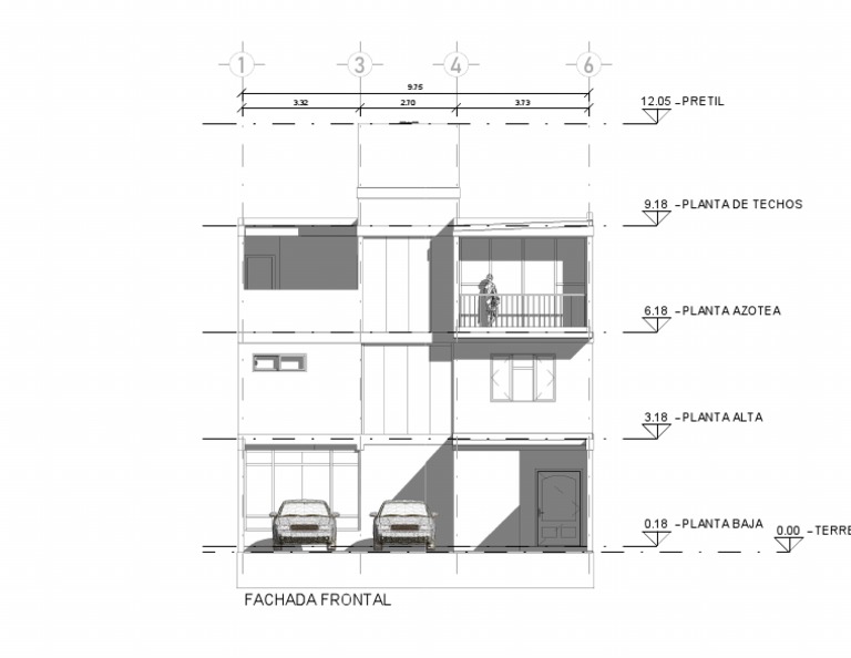 Diseño de Pretil para Fachadas | PDF