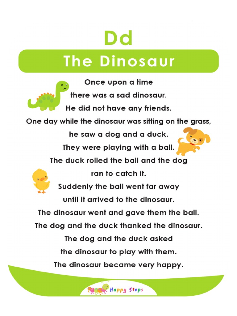 Letter D Story | PDF