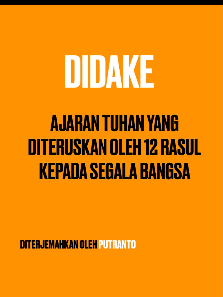 Didake Dalam Bahasa Indonesia | PDF | Filsafat