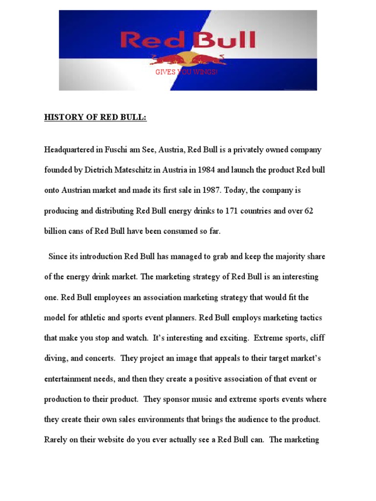 REDBULL | PDF | Marketing | Brand