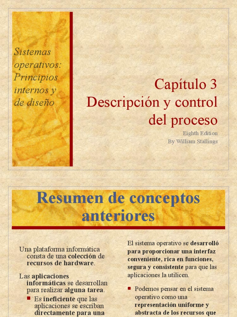 CH 03 - OS8e - Procesos | PDF | Proceso (Computación) | Sistema operativo