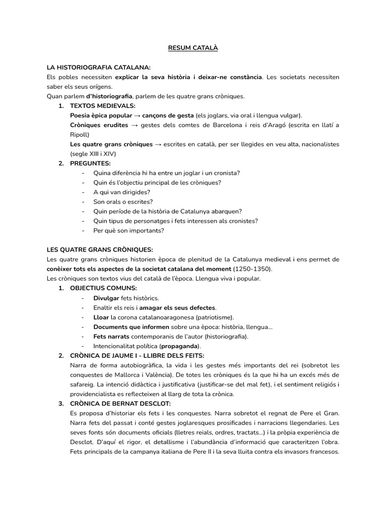 Resum Català | PDF