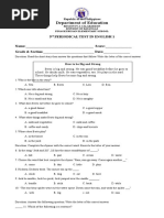 Grade 3 Diagnostic Test | PDF