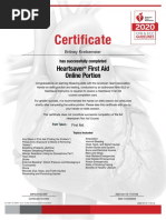 Heartsaver Roster | PDF | First Aid | Cardiopulmonary Resuscitation