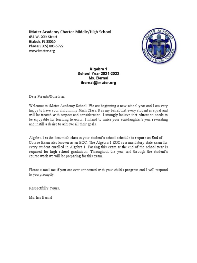 Imater Academy Charter Middle/High School: 651 W. 20Th Street Hialeah ...