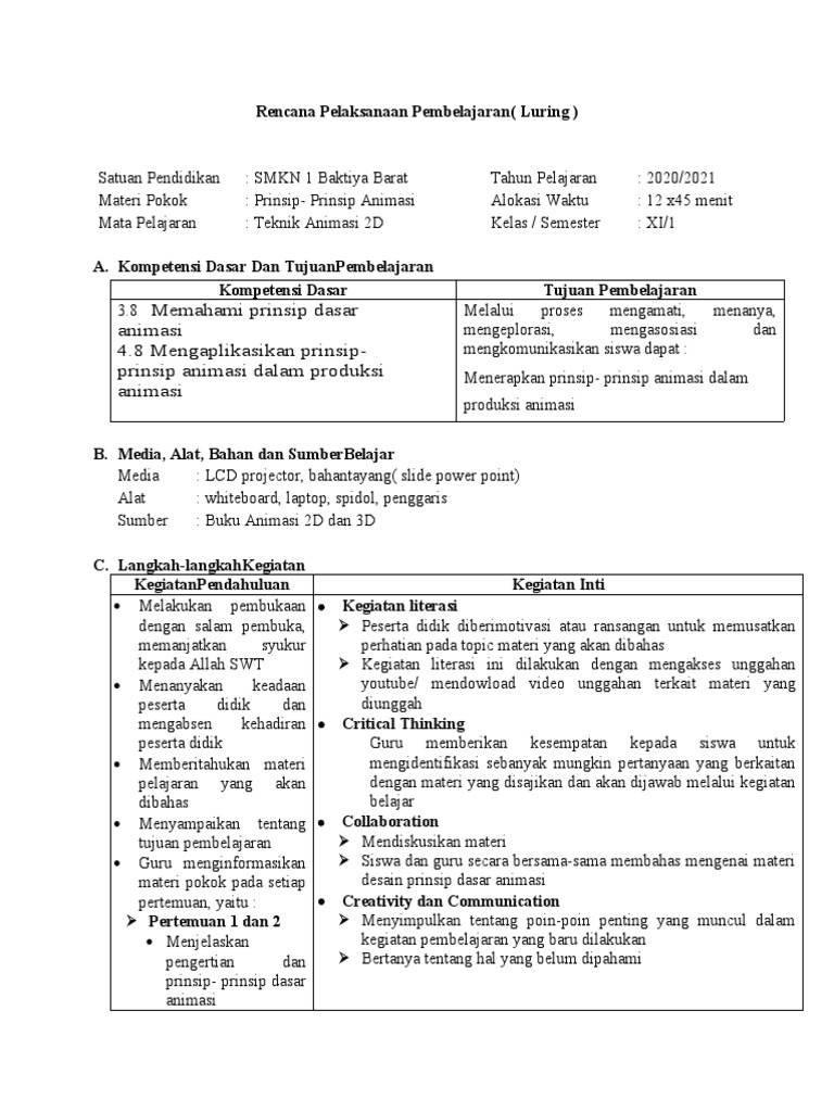 3.8 Prinsip2 Dasar Animasi | PDF