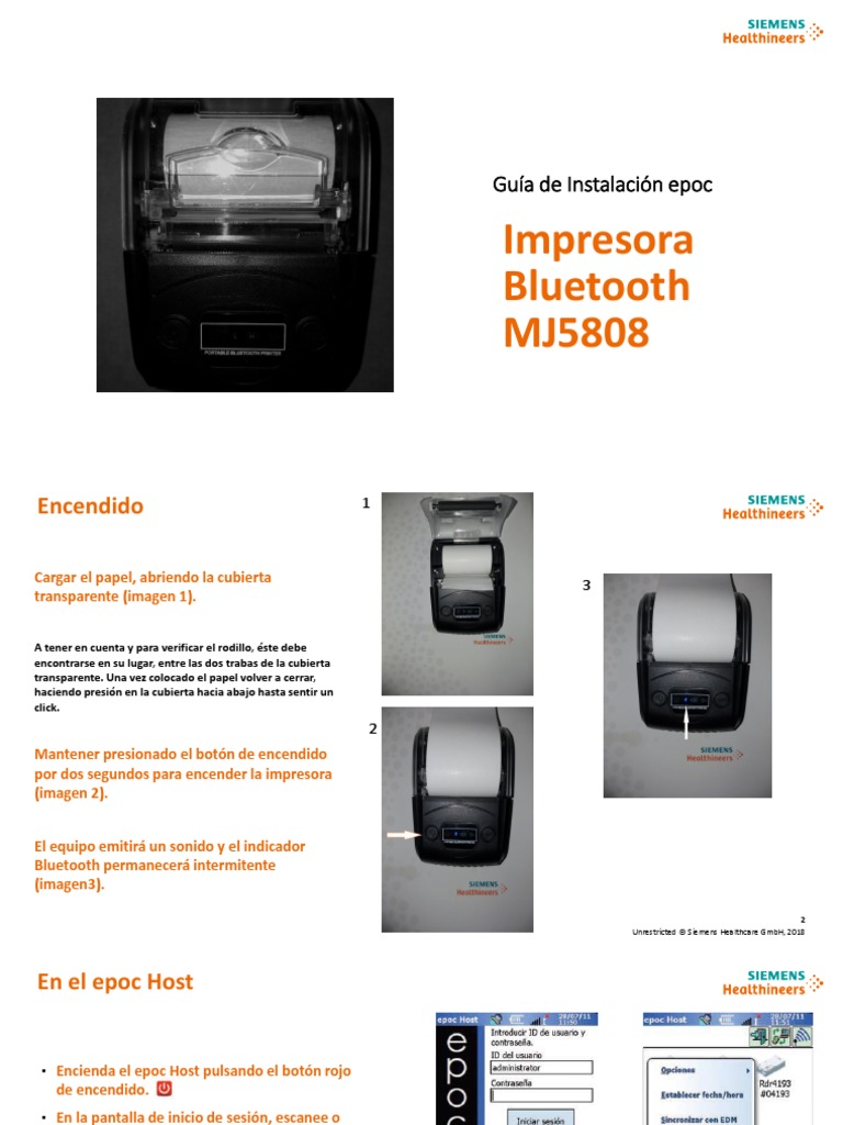Instrucciones Instalacion Impresora MJ5808 | PDF | Arquitectura de Computadores | Hardware de la ...