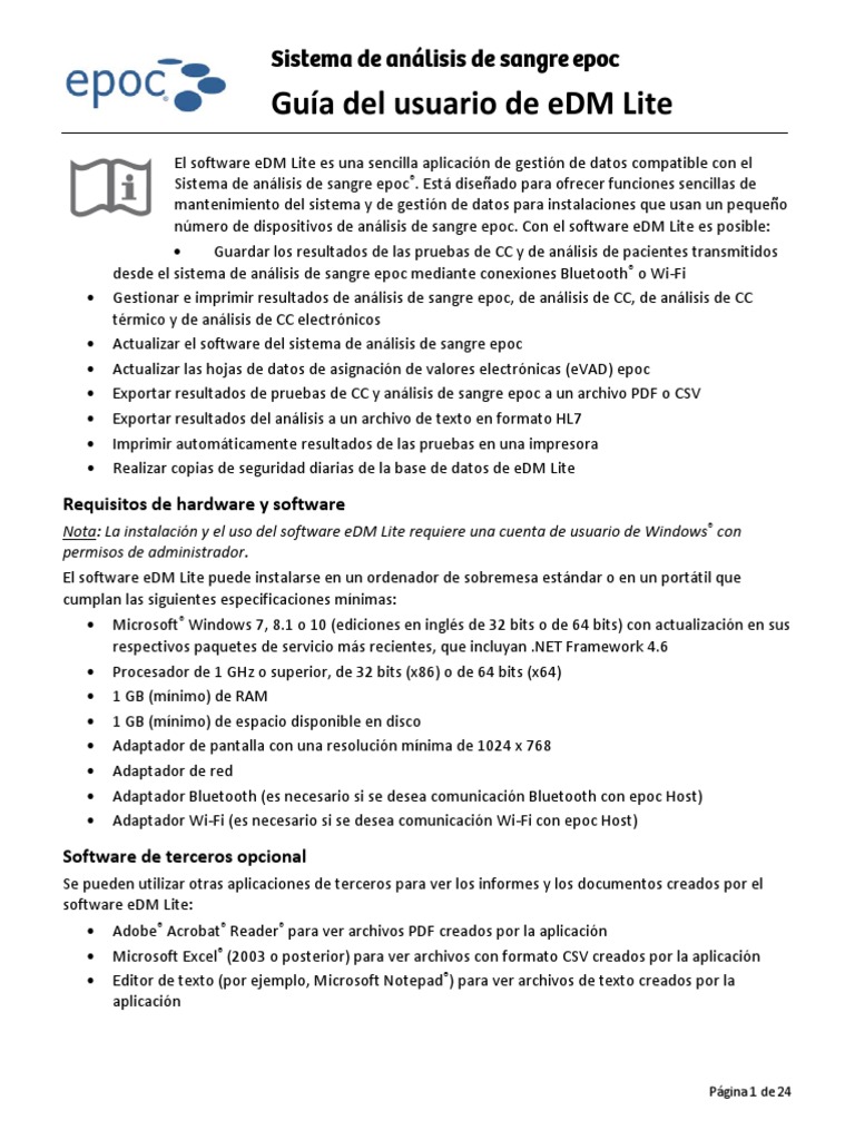 Manual EDM Lite | PDF