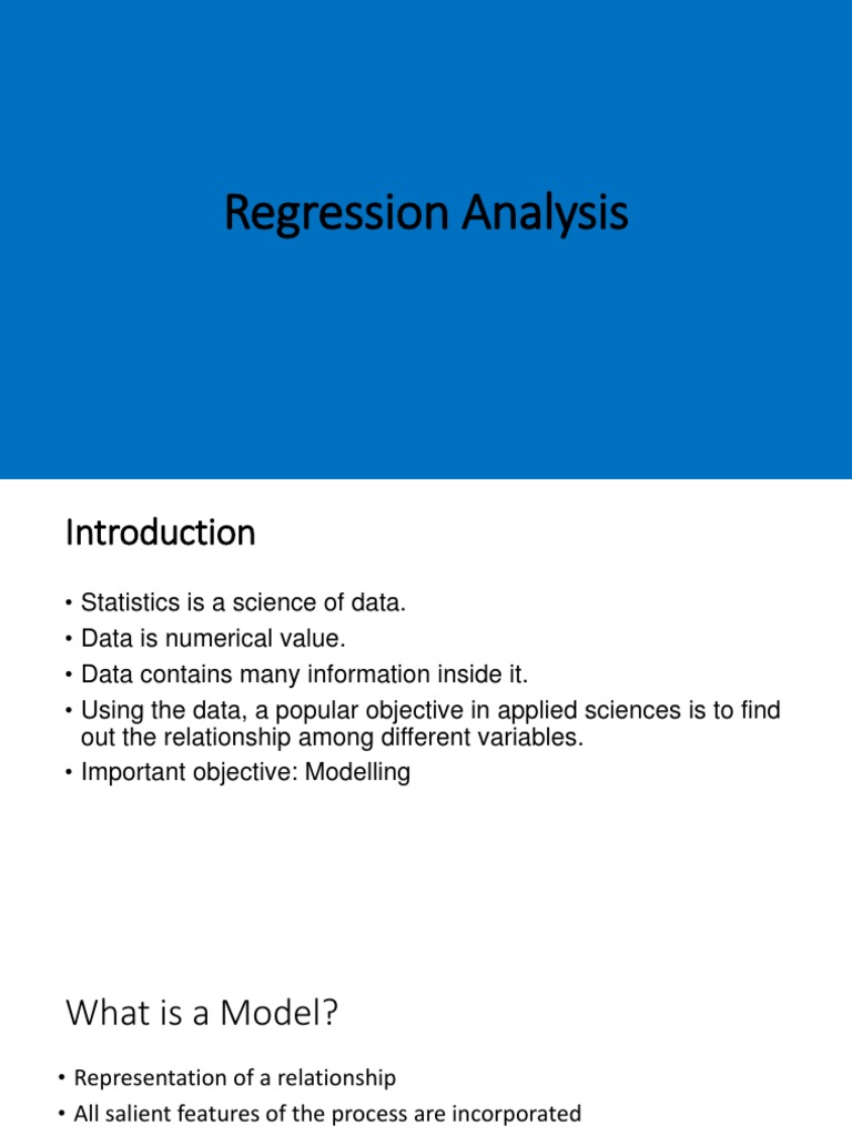 Regression Analysis | PDF | Errors And Residuals | Mean Squared Error