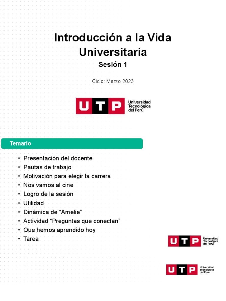 Bienvenida a la universidad: Presentación del curso introductorio sobre ...