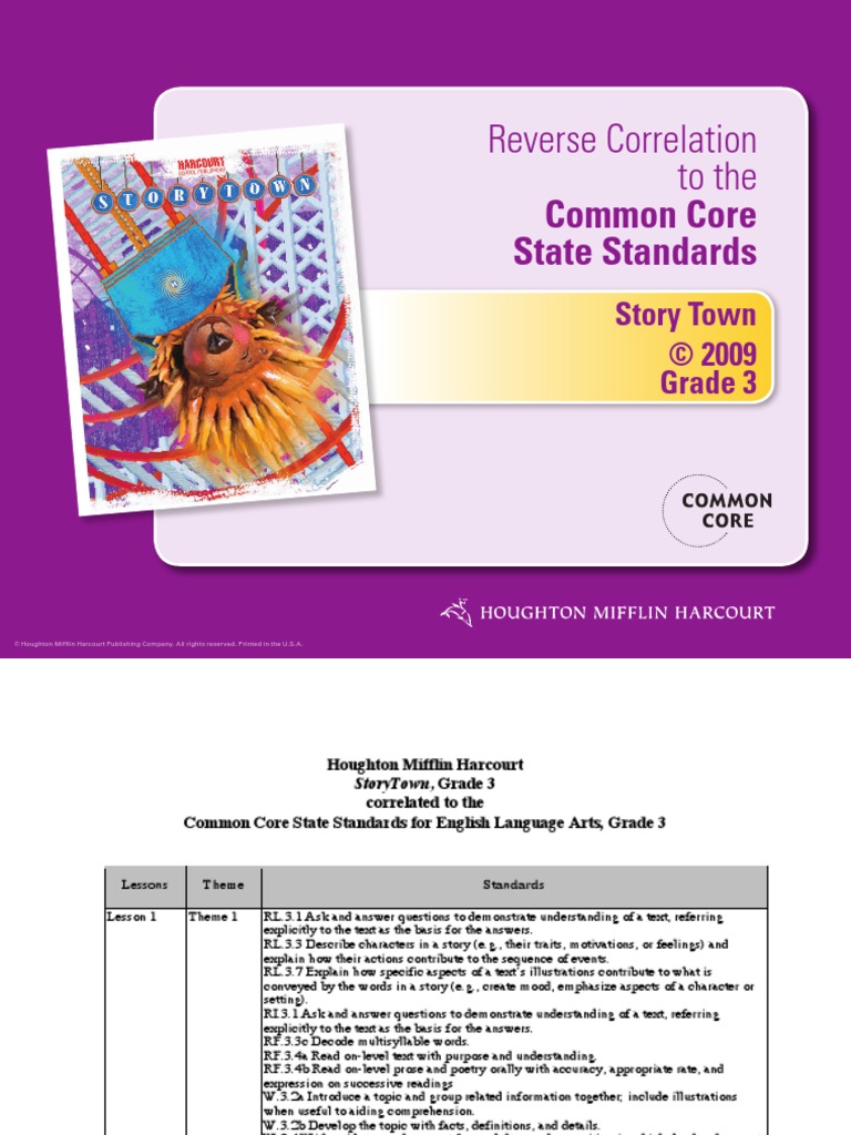 StoryTown CC 3 Reverse1 | PDF | Reading Comprehension | Word