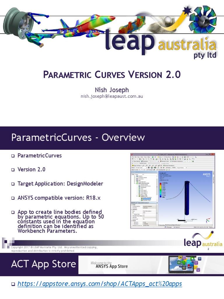 ParametricCurves V2 ANSYS18 | PDF | Application Software | Computer File