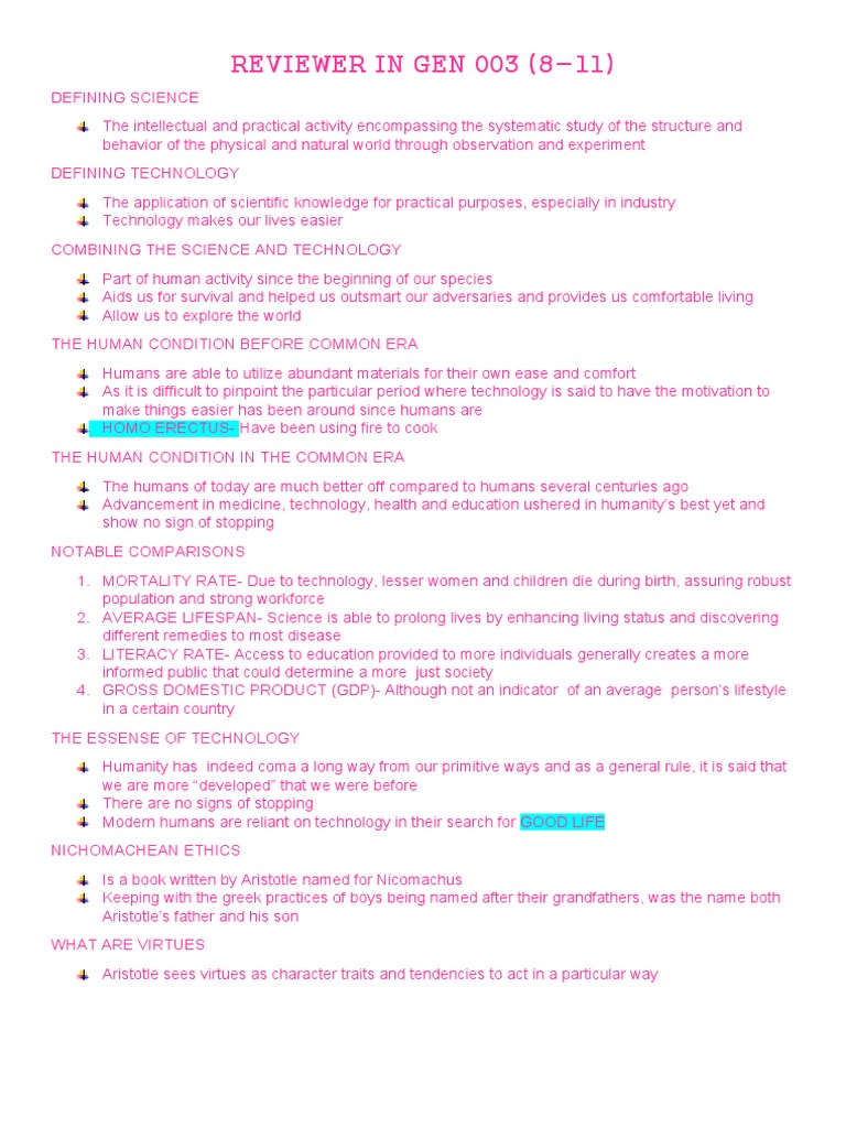 Reviewer in Gen 003 | PDF | Virtue | Automation