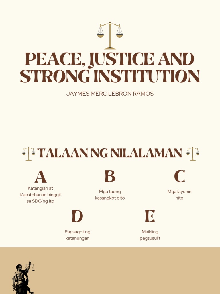 Peace, Justice and Strong Institution | PDF | Violence | Human Trafficking