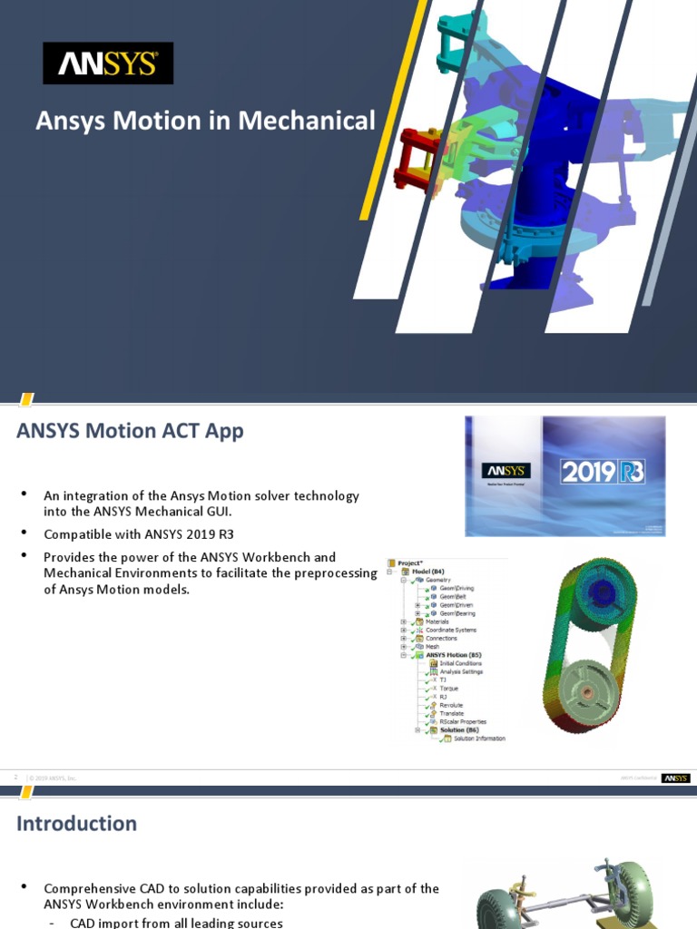 Ansys Motion in Mechanical | PDF | Force | Friction