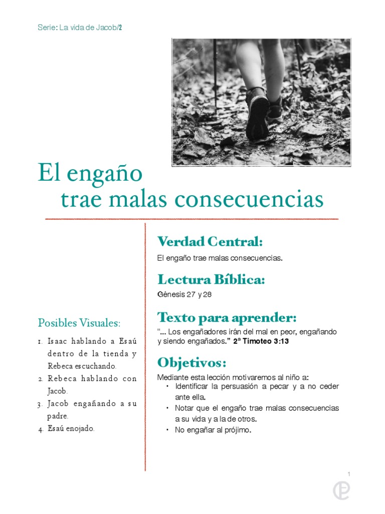 Consecuencias del engaño de Jacob | PDF | Jacob | Isaac