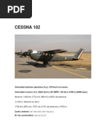 Especificaciones del Cessna 210 Centurion | PDF