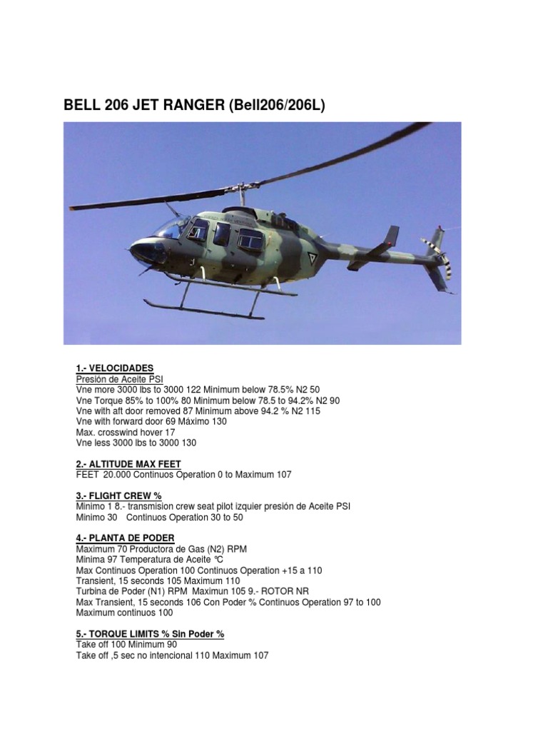Bell-206 L-IV Long Ranger | PDF