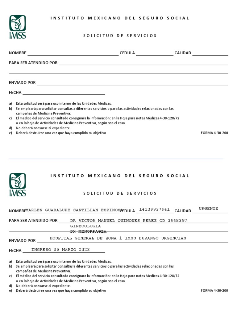 Forma 4-30-200-1 | PDF