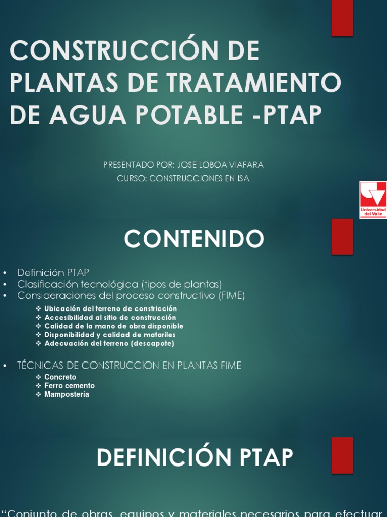 Construcion de Ptap | PDF | Hormigón | Materiales