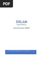 Sislam: Guia Prático Administrador Municipal | PDF | Tecnologia da ...