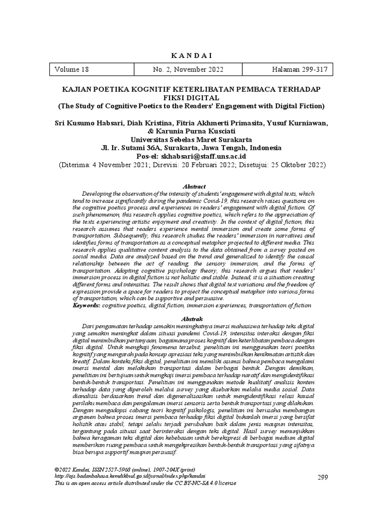 No. 2, November 2022 Halaman 299-317 | PDF | Psychological Concepts ...