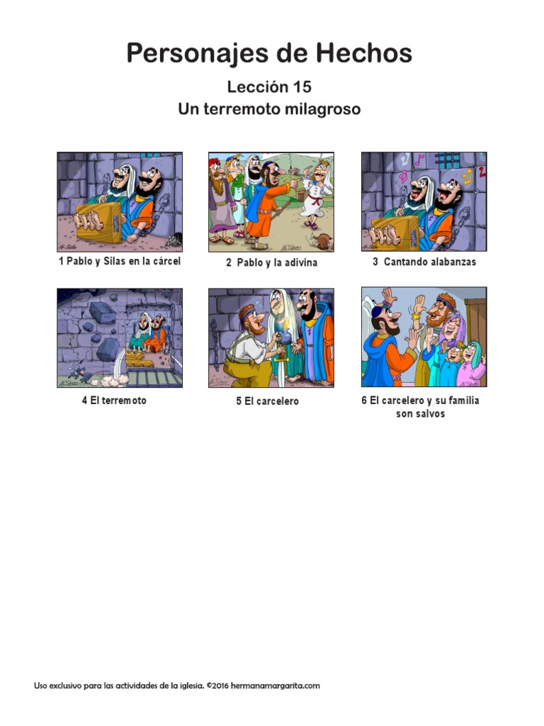 Pablo y Silas: Alabanzas en la cárcel | PDF