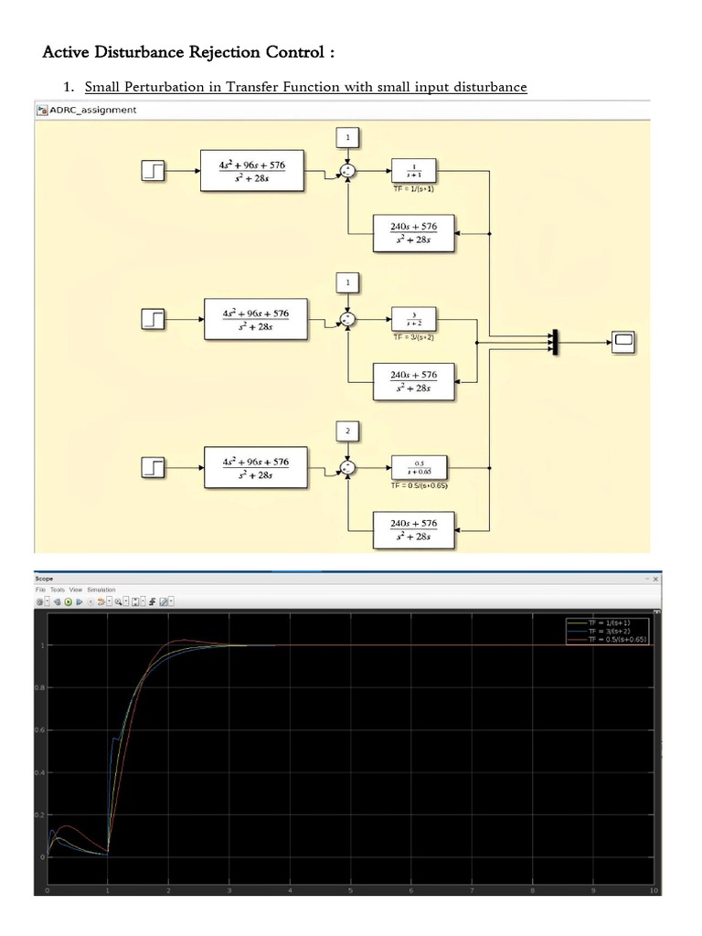 Active Disturbance Rejection Control | PDF