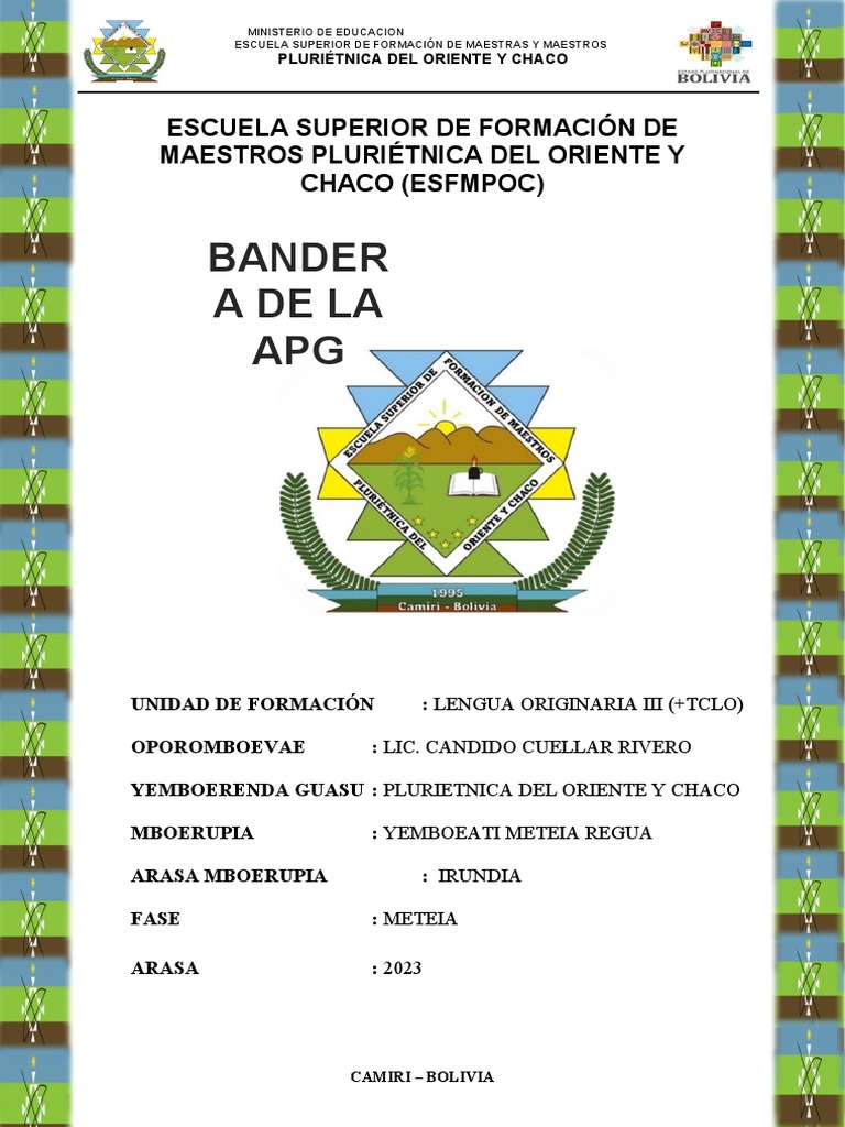 La Bandera APG 4°EPCV | PDF | Bolivia