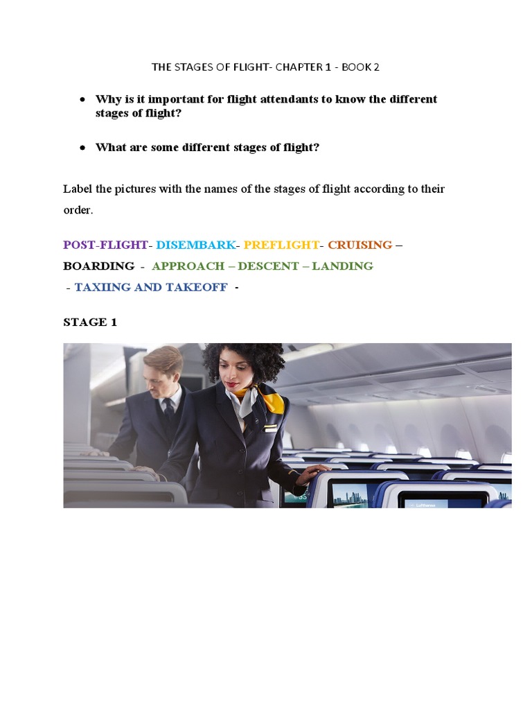 Understanding Flight Stages for Attendants | PDF