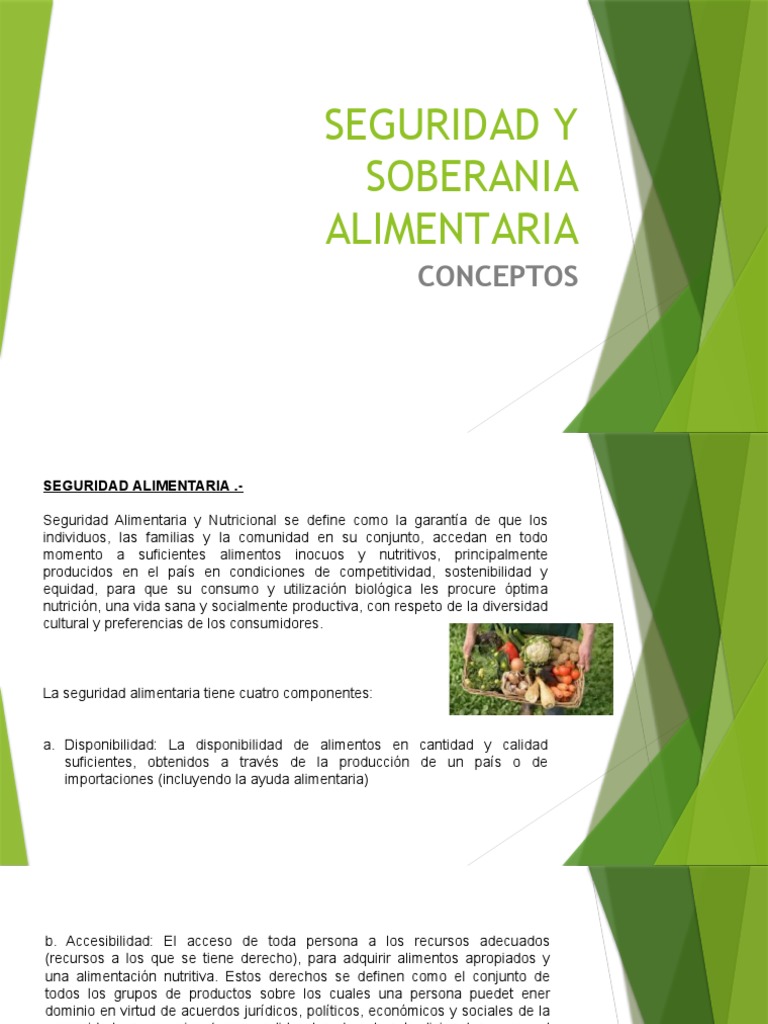 Seguridad y Soberania Alimentaria | PDF