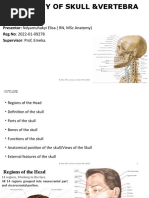 Extraoral Anatomical Landmarks Overview | PDF | Skull | Human Head And Neck
