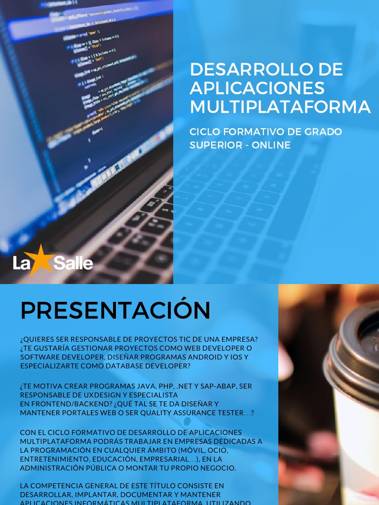 Desarrollo de Aplicaciones Multiplataforma ONLINE | PDF | Software ...