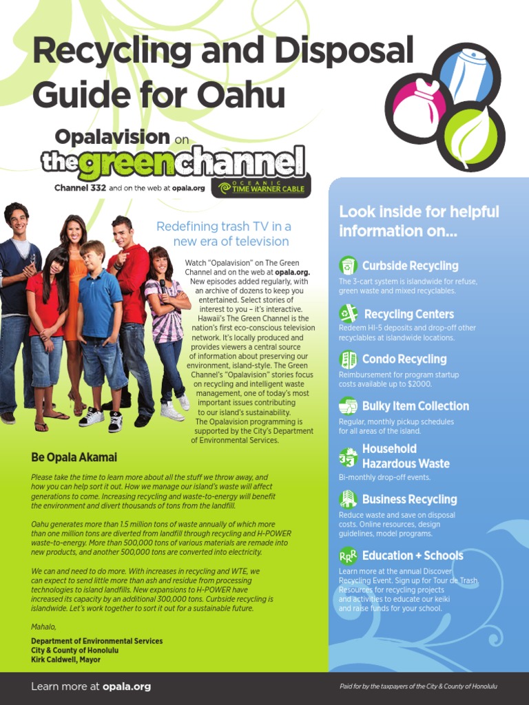 Rec Disp Guide | PDF | Recycling | Waste