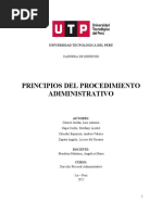 Principios Del Procedimiento Administrativo | PDF | Ley administrativa | Legislación