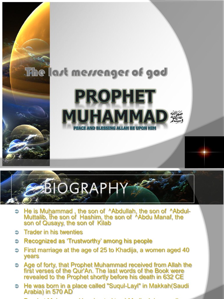 Life and Legacy of Prophet Muhammad | PDF | God In Islam | Muhammad