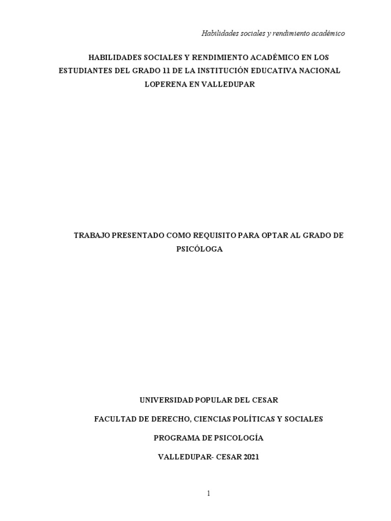 Tesis Mar Original | PDF | Comportamiento | Aprendizaje